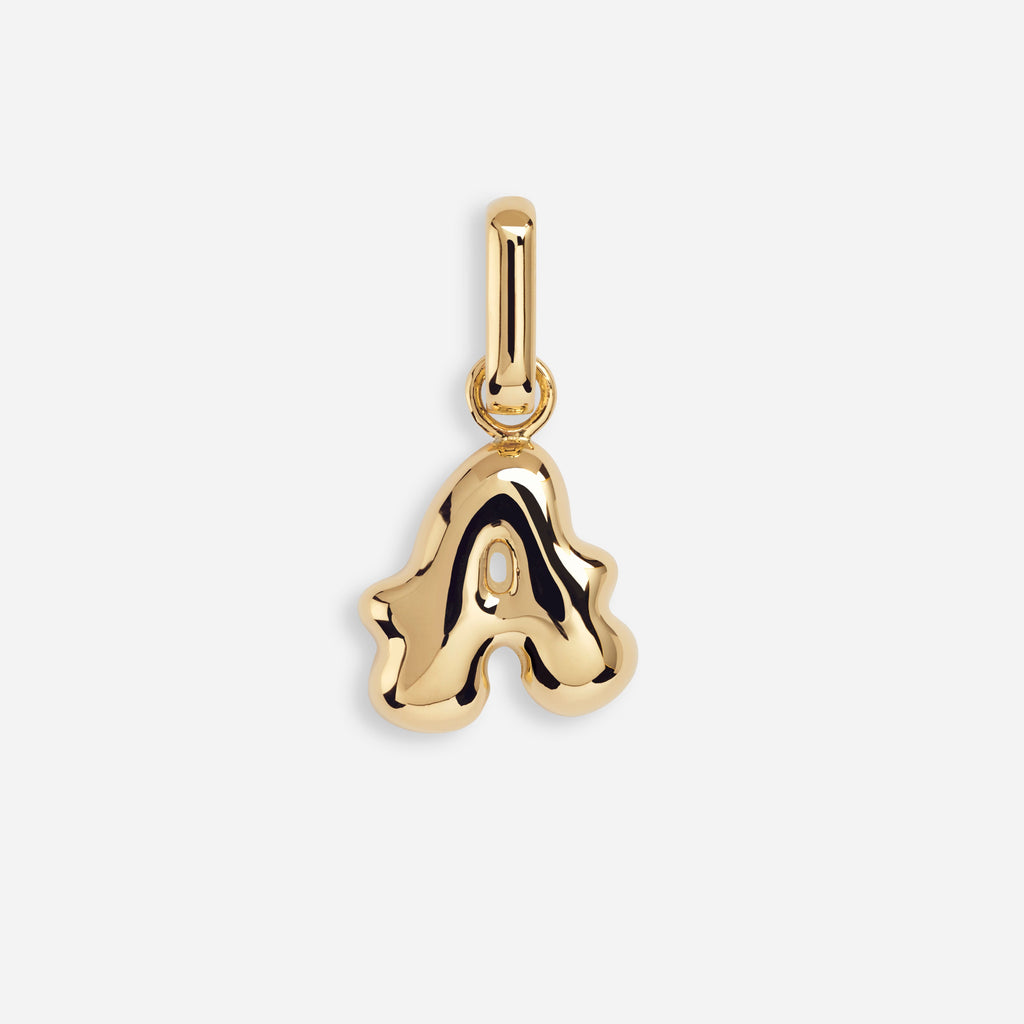 Letter Puffer Charm - A | Camille Brinch Jewellery
