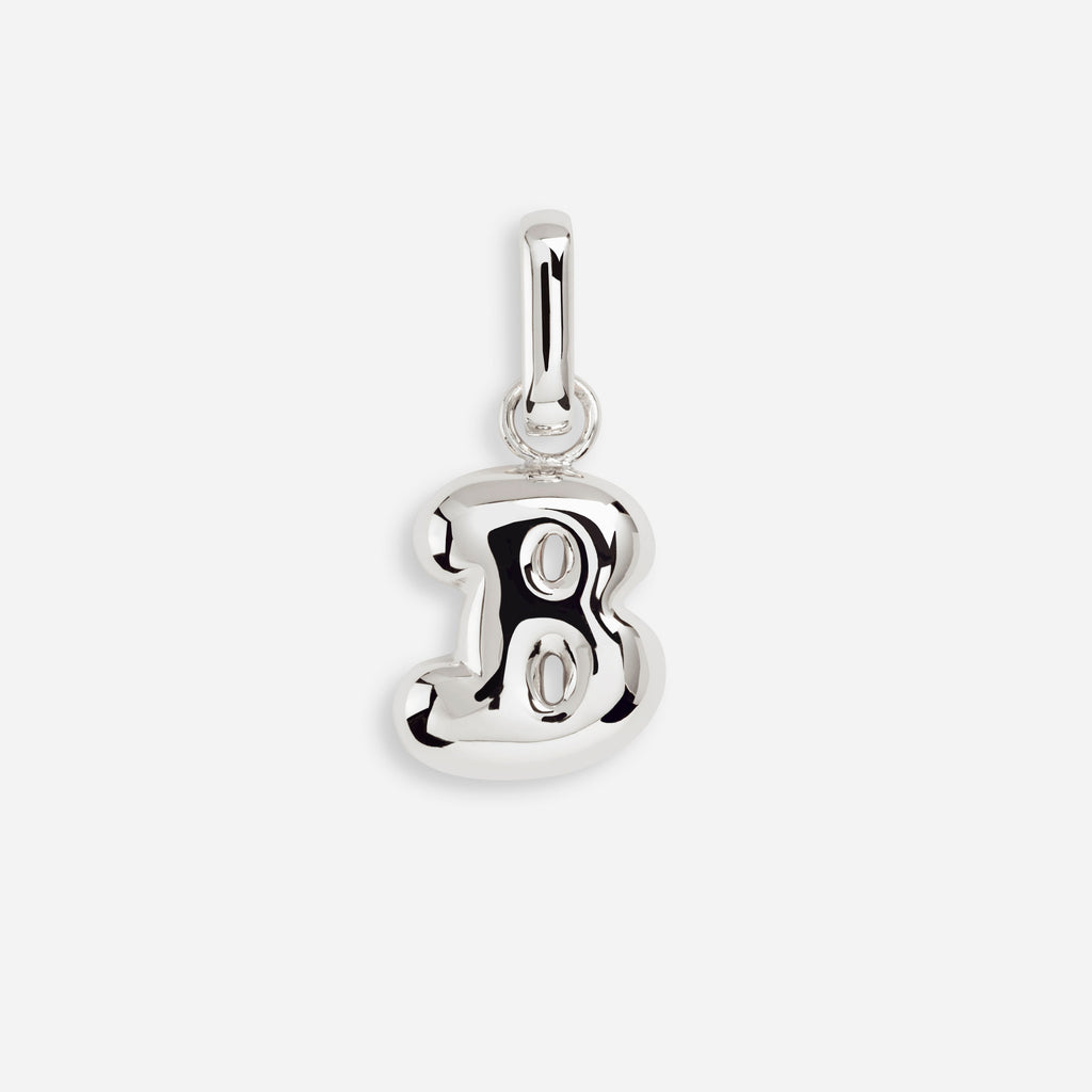 Letter Puffer Charm - B | Camille Brinch Jewellery