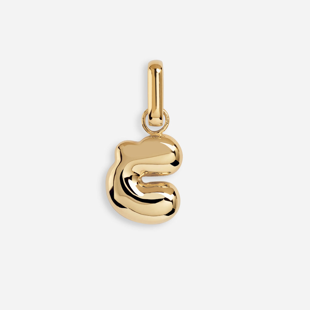 Letter Puffer Charm - C | Camille Brinch Jewellery