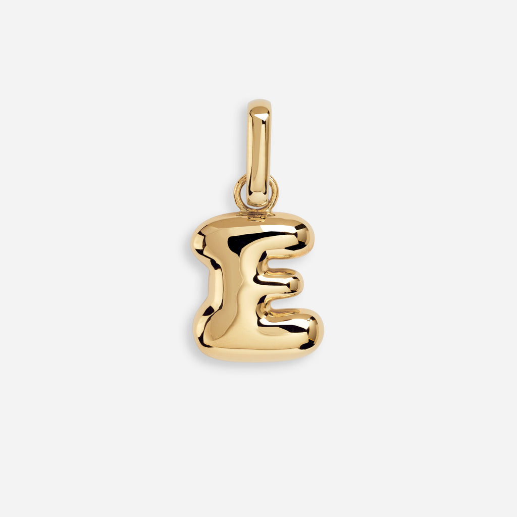 Letter Puffer Charm - E | Camille Brinch Jewellery