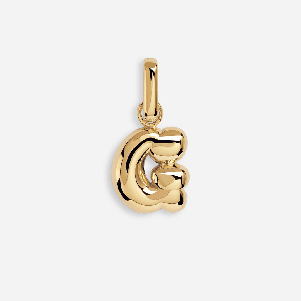 Letter Puffer Charm - G | Camille Brinch Jewellery