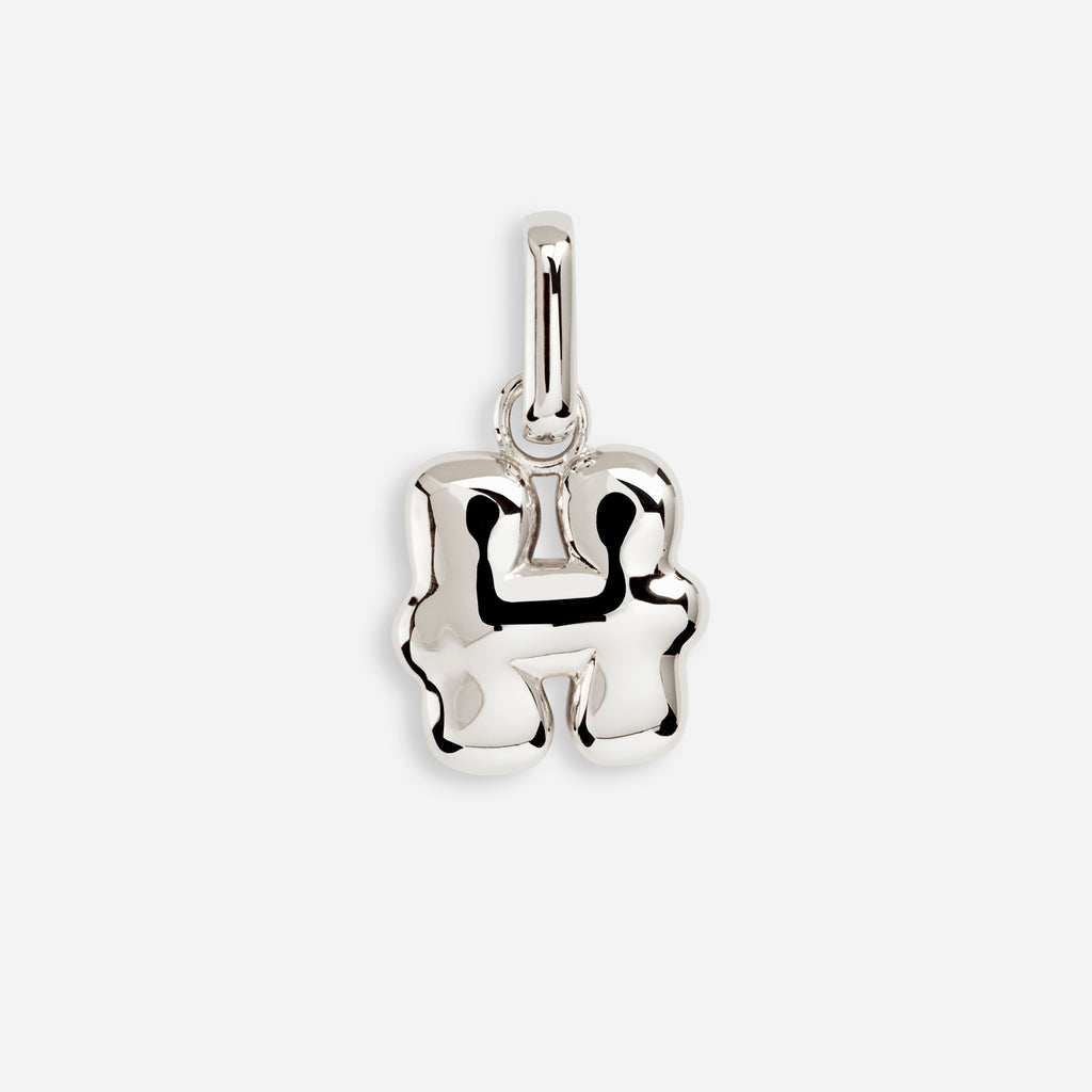 Letter Puffer Charm - H | Camille Brinch Jewellery