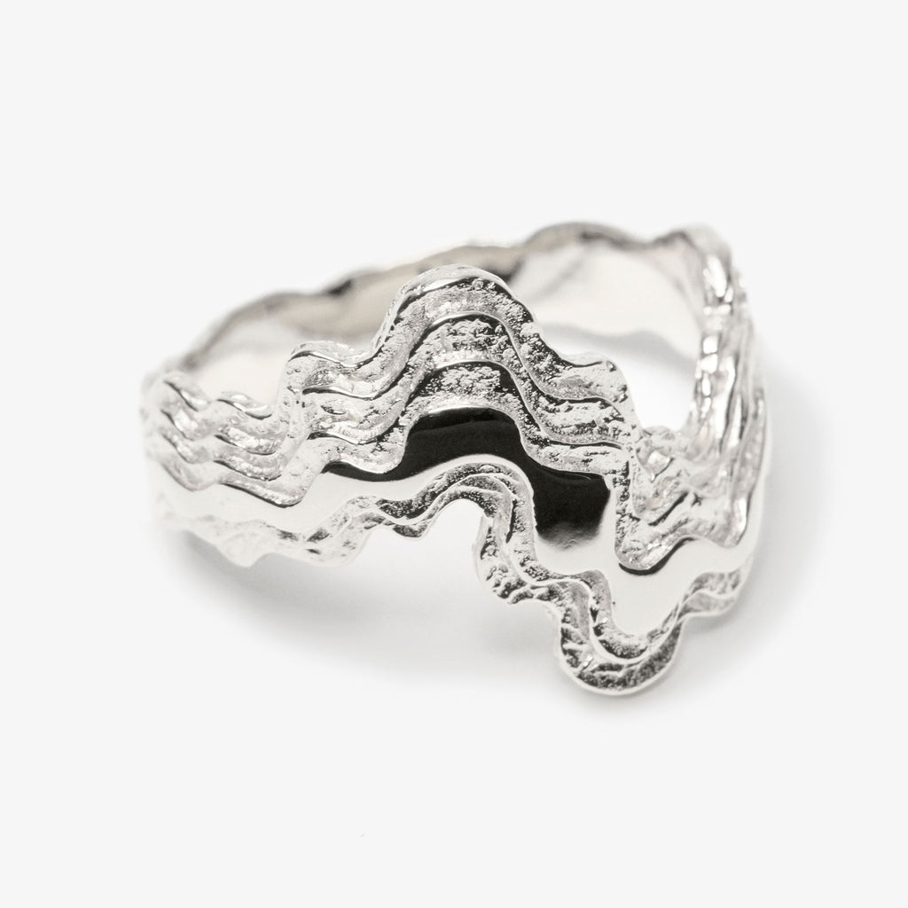 Medium Blurry Layers Ring | Camille Brinch Jewellery