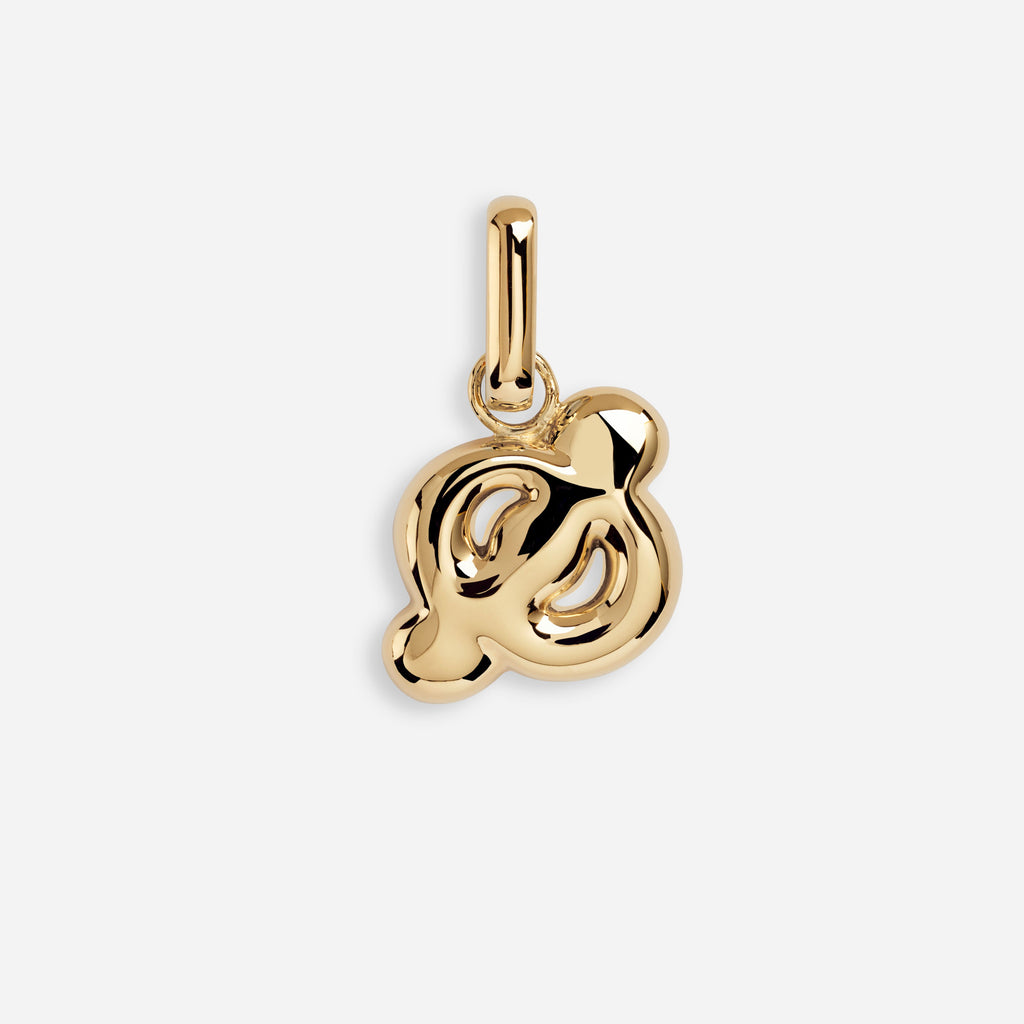 Letter Puffer Charm - Ø | Camille Brinch Jewellery