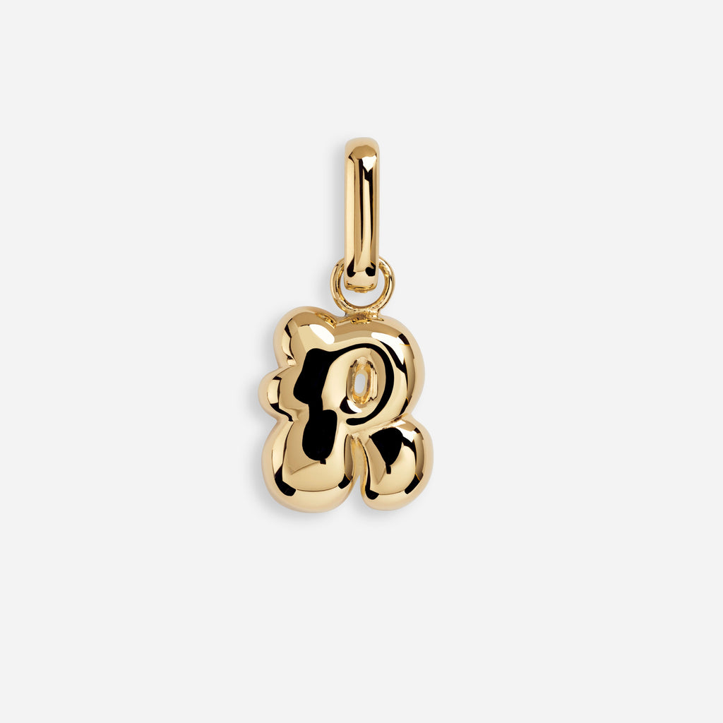 Letter Puffer Charm - R | Camille Brinch Jewellery