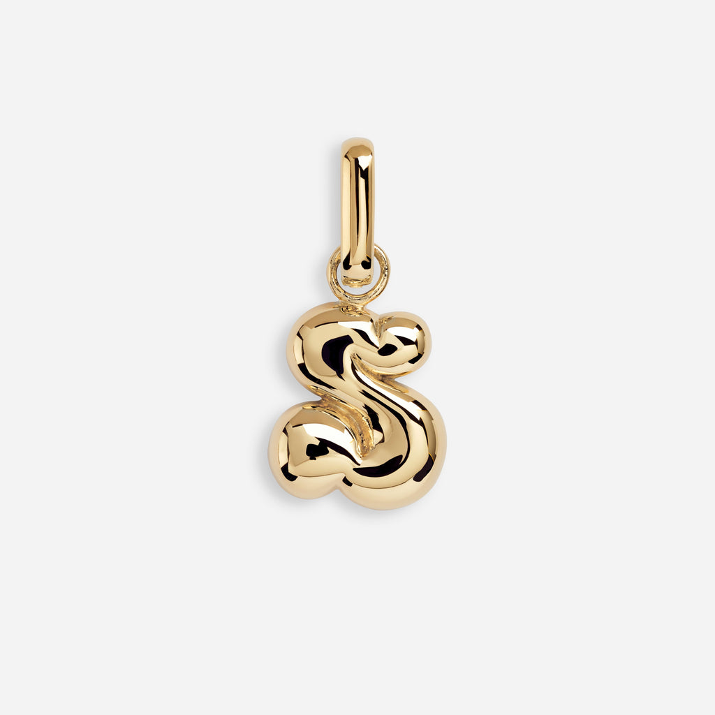Letter Puffer Charm - S | Camille Brinch Jewellery