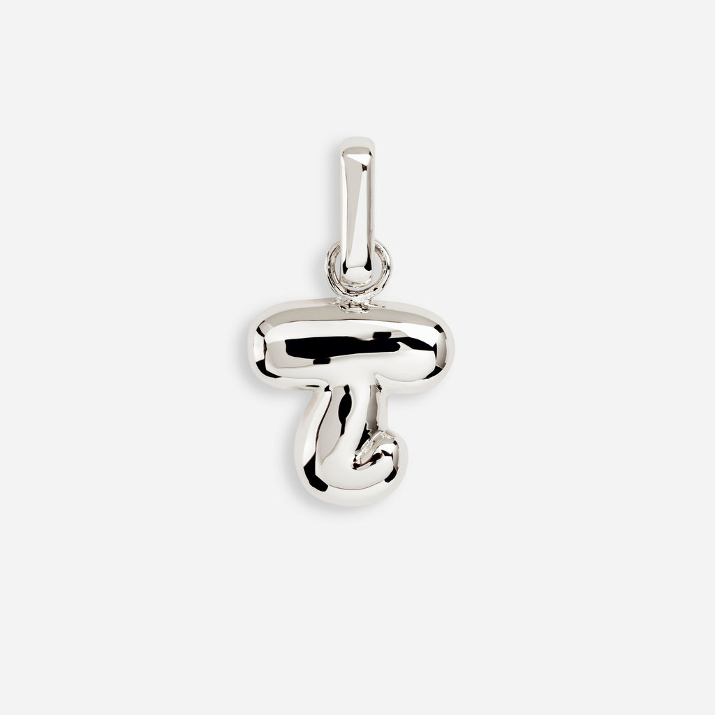 Letter Puffer Charm - T | Camille Brinch Jewellery